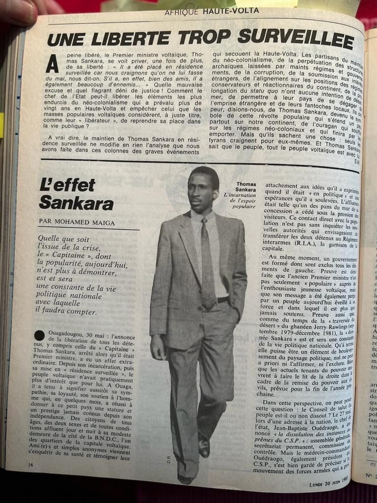 L’effet Sankara. Mohamed Maïga. 20 juin 1983 - Thomas Sankara Website ...